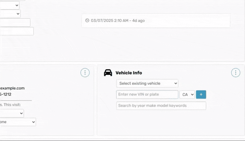 Adding a New Vehicle